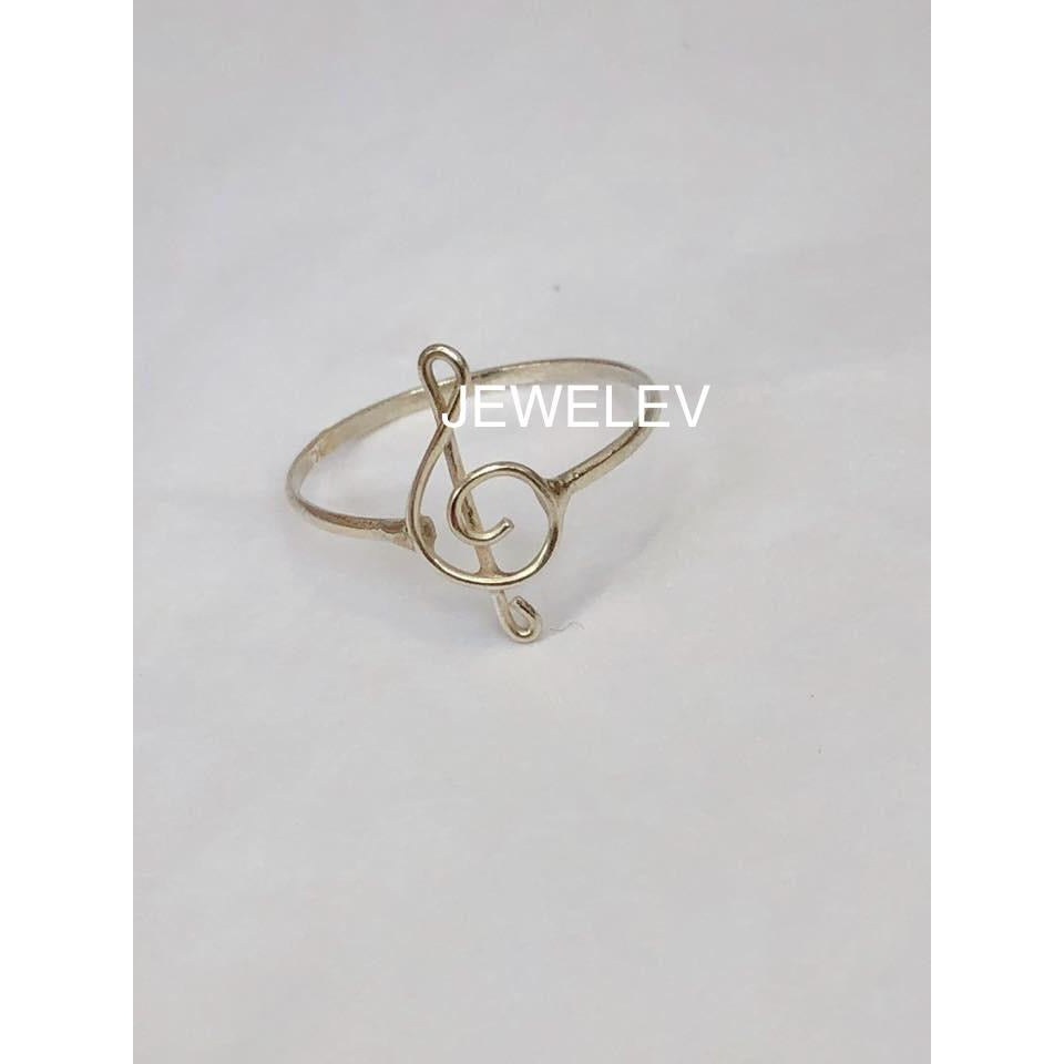 Fine Treble Clef Ring – Jewelev LLC
